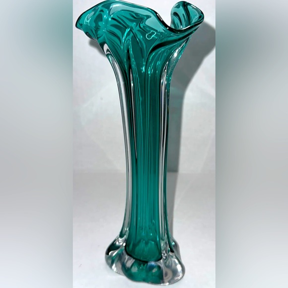 ed branson | Art | Ed Branson Signed 24 Art Glass Vvine 9 Inch Green ...